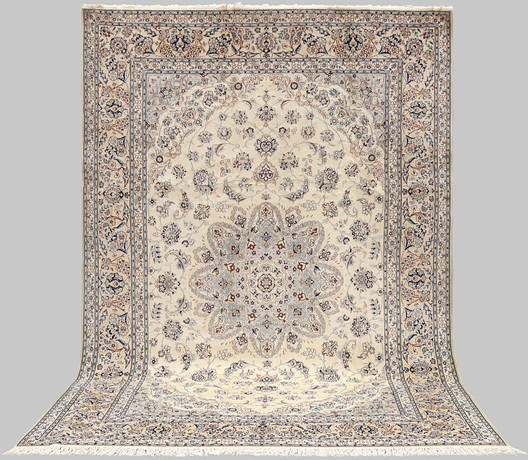 MATTA, persisk, Nain, part silk, s.k. 9LAA. 345 x 240. Mattor & Textil ...