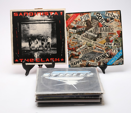 VINYL, LP discs, 23 pcs. Among other things Hard rock. Miscellaneous ...