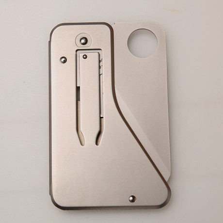 FÄLLKNIV, Spyderco,"Spydercard" stål, AUS 6 Japan. Vapen & Militaria ...