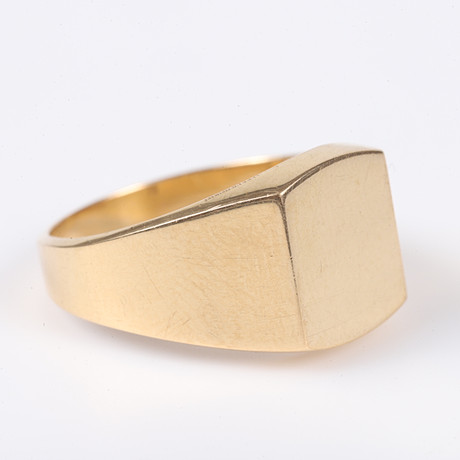 KLACKRING, 18 K guld. Smycken & Ädelstenar - Ringar - Auctionet