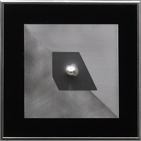 ALEXIUS HUBER. Relief, optical concept, signed. Art - Other - Auctionet