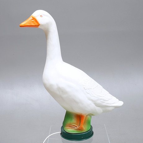 FLOOR/TABLE LAMP, "Gladys Goose", plastic, New York, contemporary ...