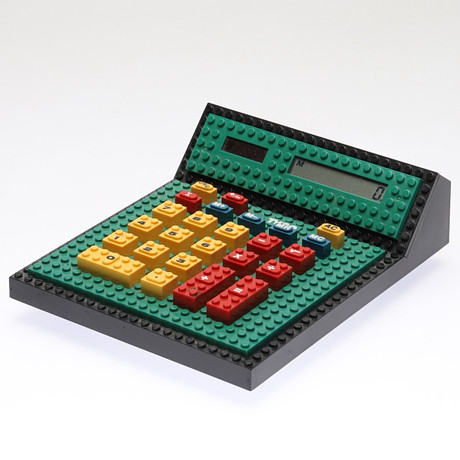 MINI CALCULADORA, modelo Lego, "Superblocks", Calculadora Solar, Tyco ...
