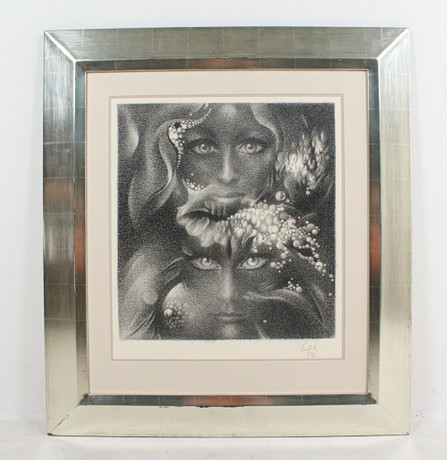 PETER REUTER. 'Portrait Imaginaire', print. Art - Engravings & Prints ...