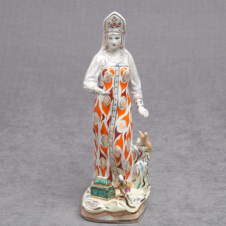 FIGURINE, Dulevo, porcelain, Russia. Ceramics & Porcelain - European ...