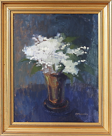 ANN-MARIE LARSÉN. Still Life, Oil on Board, signed AM Larsén. Art ...