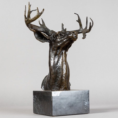 JEAN PIERRE MASIER (1878-1957). HUVUD FÖR ÅTTA-ENDER, Frankrike, 1900 ...