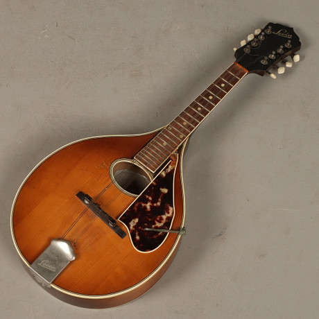 MANDOLIN, wooden label marked AB Herman Carlson Levin Gothenburg ...