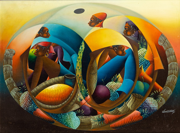 JACQUES LOUISSAINT (1941). Allegory of Paradise. Art - Paintings ...