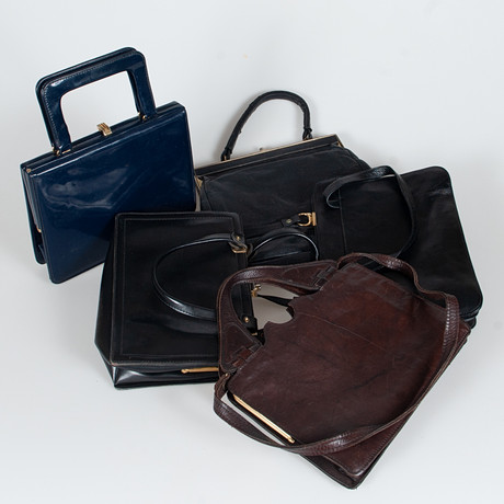HANDVÄSKOR. 5 st, vintage 1950-70 tal. Vintagekläder & Accessoarer ...