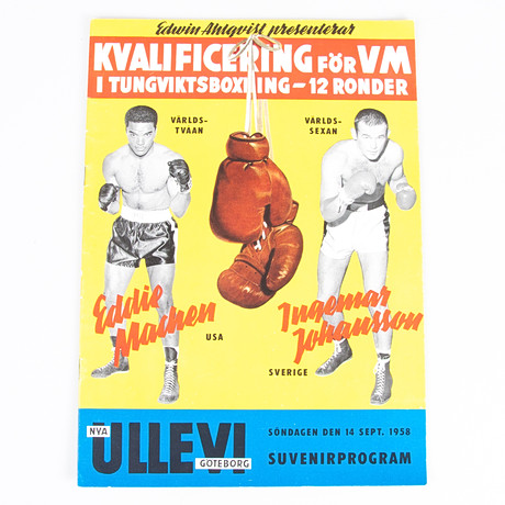 QUALIFICATION for World Championship match in heavyweight boxing: Eddie ...