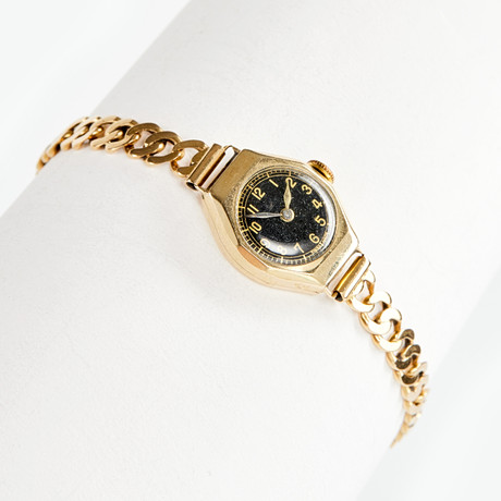 LADIES, 18k gold, with armor link. Clocks & Watches - Wristwatches ...