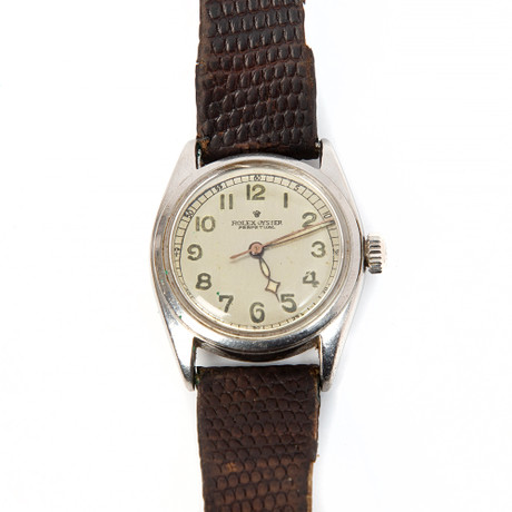 ROLEX, armbandsur, Buble Back, stål, 1940-tal. Klockor & Ur ...