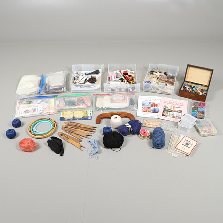 A LARGE COLLECTION OF SEWING ITEMS. Carpets & Textiles - Textiles ...