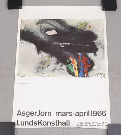 ASGER JORN. Exhibition poster, "Callegrafie Désorientée", Lund Art ...