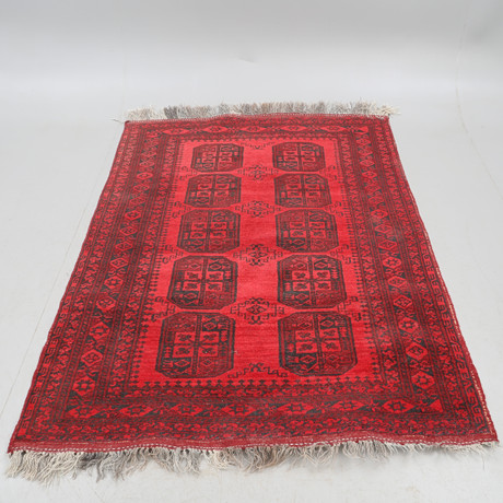 MATTA; handknuten, 199x151 cm, Afghan. Mattor & Textil - Mattor - Auctionet