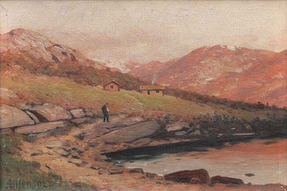 ANDREAS EDVARD DISEN. Oil on canvas, signed and dated -02. Art ...