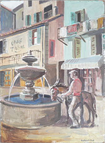 BERTIL BULL HEDLUND. Olja på pannå, signerad. Konst - Måleri - Auctionet