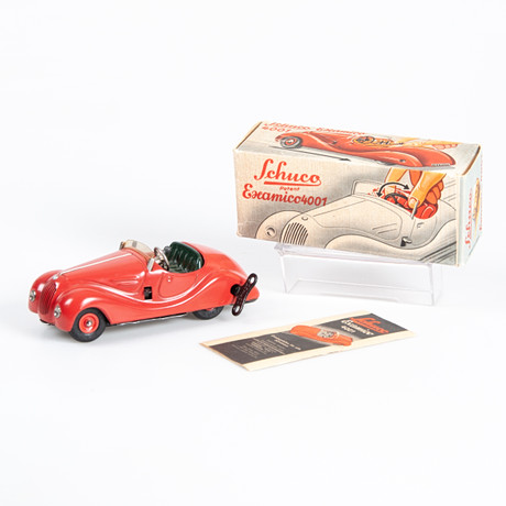 SCHUCO examico 4001, med låda. US ZONE Germany. Leksaker - Leksaker - Auctionet