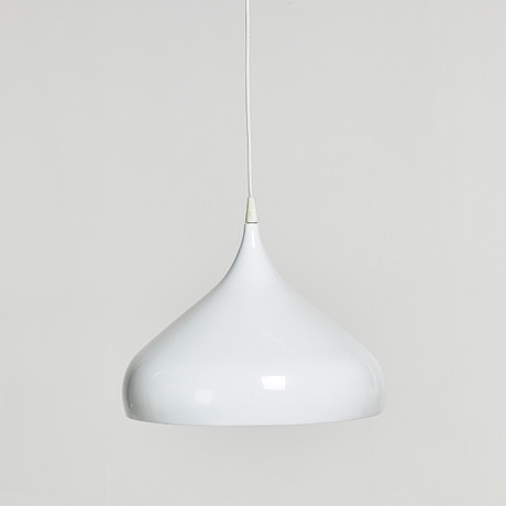 BENJAMIN HUBERT. Ceiling lamp, "Spinning BH2", for &Tradition, white ...