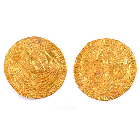 AN EDWARD IV (FIRST REIGN) GOLD RYALL. Coins, Medals & Stamps - Coins ...