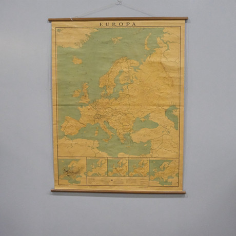 OVERVIEW MAP, EUROPE AND ITS VICINITY, GENERAL STAFF LITHOGRAPHIC ...