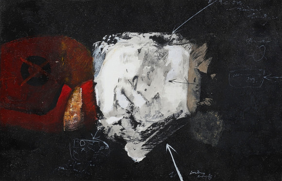 JÖRGEN WARING. KOMPOSITION. Konst - Måleri - Auctionet