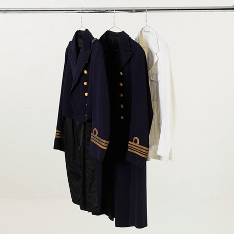UNIFORM PARTS, 3, Swedish, for commander and commander captain in the ...