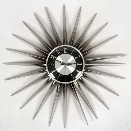 WALL CLOCK, chrome, quartz, 2000s. Clocks & Watches - Wall Clocks ...
