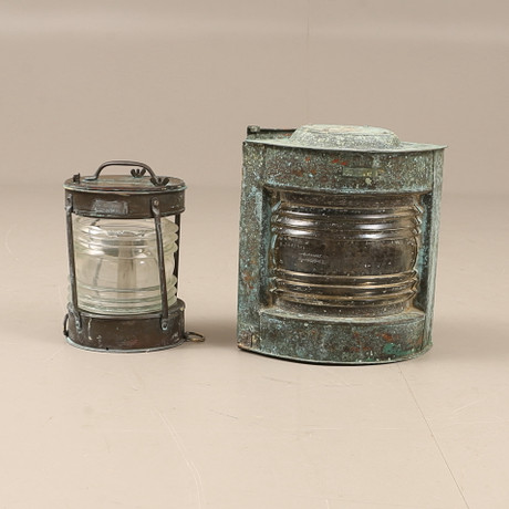 LANTERNOR, 2 stycken, bl a Hammar, Göteborg. Samlarföremål - Teknika ...