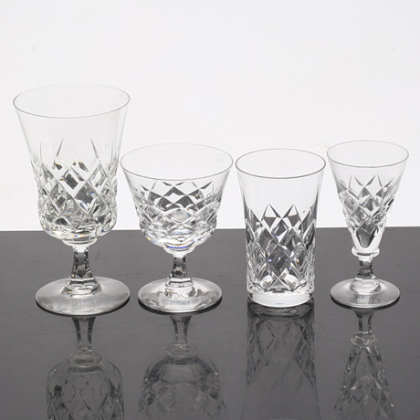 GLASSWARE PARTS, 40 pieces. Glass - Tableware - Auctionet