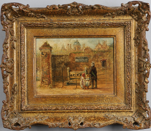 DAVID PAYNE (1843-1894). THE OLD BIRMINGHAM STOCKS. Art - Paintings ...