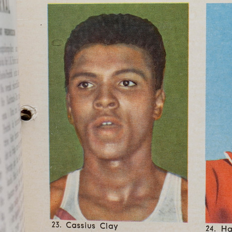 CASSIUS CLAY. SANNOLIKT DEN ALLRA FÖRSTA SAMLARBILDEN AV DEN ...