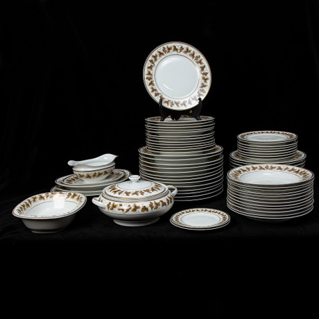 SERVIS, 66 pieces, Limoges, Ceralene, "Strasbourg". Ceramics ...