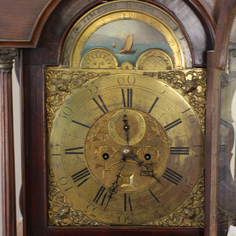A MID 18TH CENTURY MAHOGANY LONGCASE CLOCK. Clocks & Watches - Longcase ...