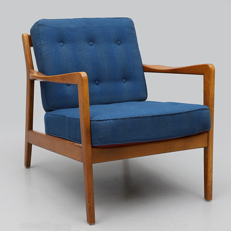 ARMCHAIR, 1950s. Furniture - Armchairs & Chairs - Auctionet