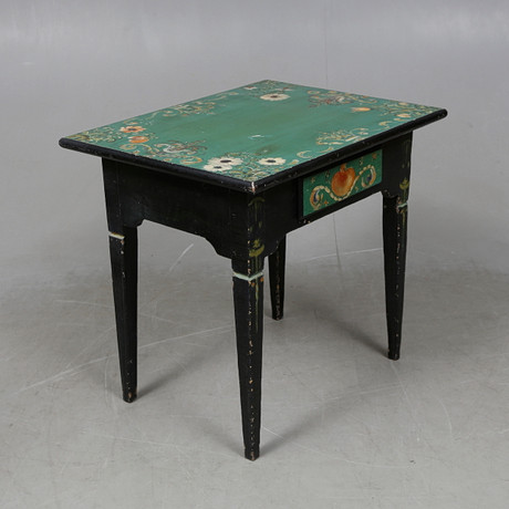 BORD, så kallat mössbord, gustaviansk stil, allmoge, 1800/1900-tal ...
