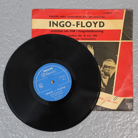 VINYL DISC, "Philips' unique live report ...Ingo - Floyd match for the ...