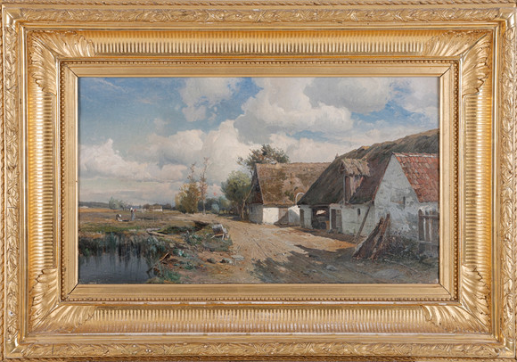 GUSTAF RYDBERG (1835-1933). olja på duk, signerad samt daterad -80 ...