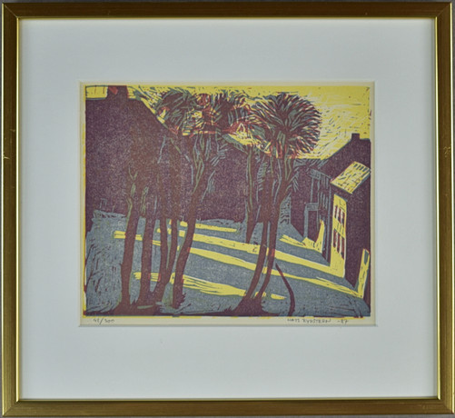 MATS RYDSTERN. Litografi, 42/300, träd, signerad, -87. Konst - Grafik ...