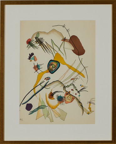 WASSILY KANDINSKY. After. Composition, color lithograph from 1957 ...
