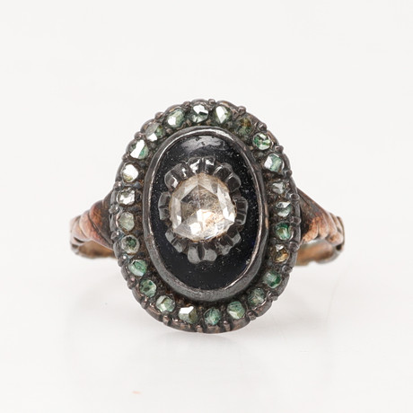 RING, antik, 1800-talets andra hälft. Smycken & Ädelstenar - Ringar ...