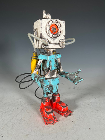 MARTIN SMIDA. Atelier. 'AWS (Autonomic Walking System), modell: Blue ...