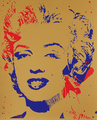 RICHARD RYAN. "Golden Identity" from "Identities Aquired", serigraph ...