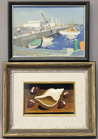 ART TWO PARTS. Art - Paintings - Auctionet