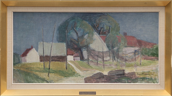 SVEN PERSSON. OIL on Board, signed, 1965. Art - Paintings - Auctionet