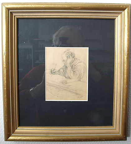 ALEXANDRE BIDA. Drawing, "Self-portrait", signed Bida. Art - Drawings ...