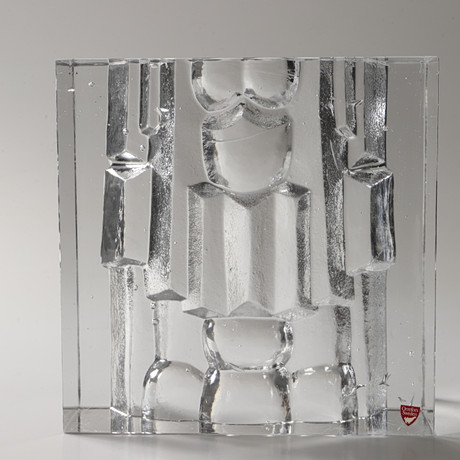 LARS HELLSTEN. Sculpture, glass, Orrefors Expo, signed. Glass - Art ...