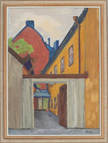 LILI ROSENTHAL. öljy kankaalle, signeerattu LR ja päivätty -66. Taide ...