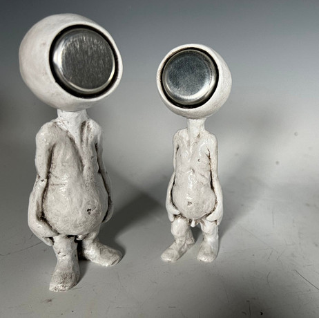 MARTIN SMIDA. Studio. Martin Smida, sculptures, 'Twins'. Art ...